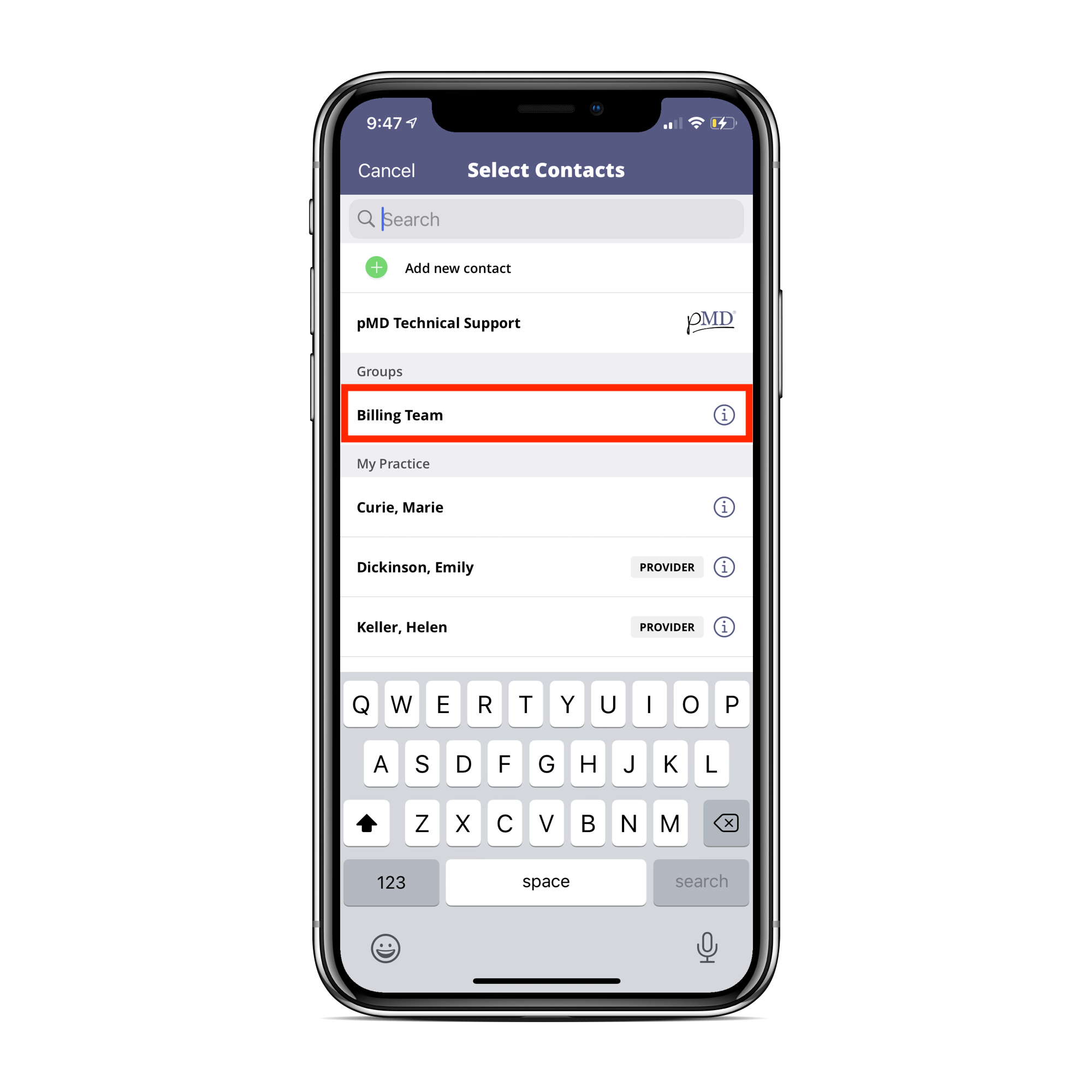 pMD / Mobile iOS Quick-Start Guide